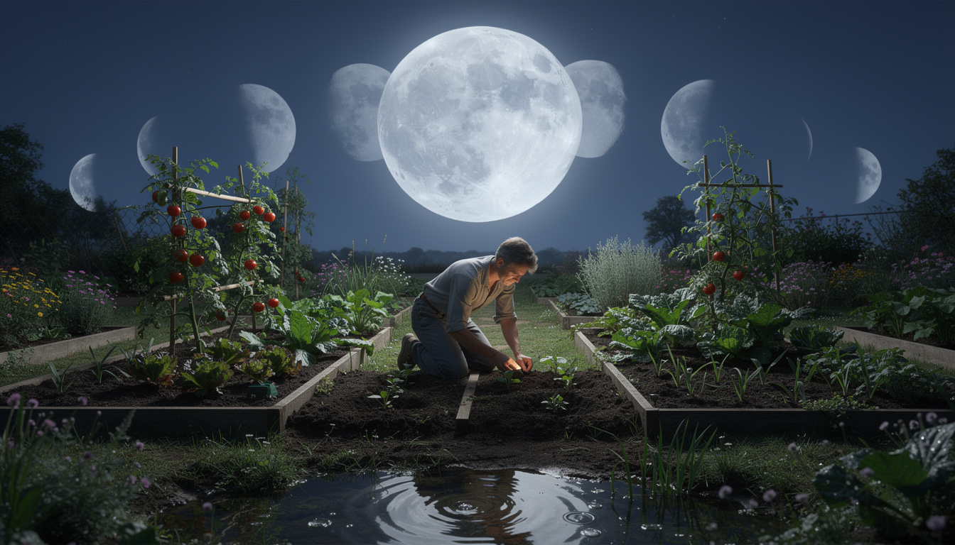 Jardiner avec la lune : guide des cycles lunaires